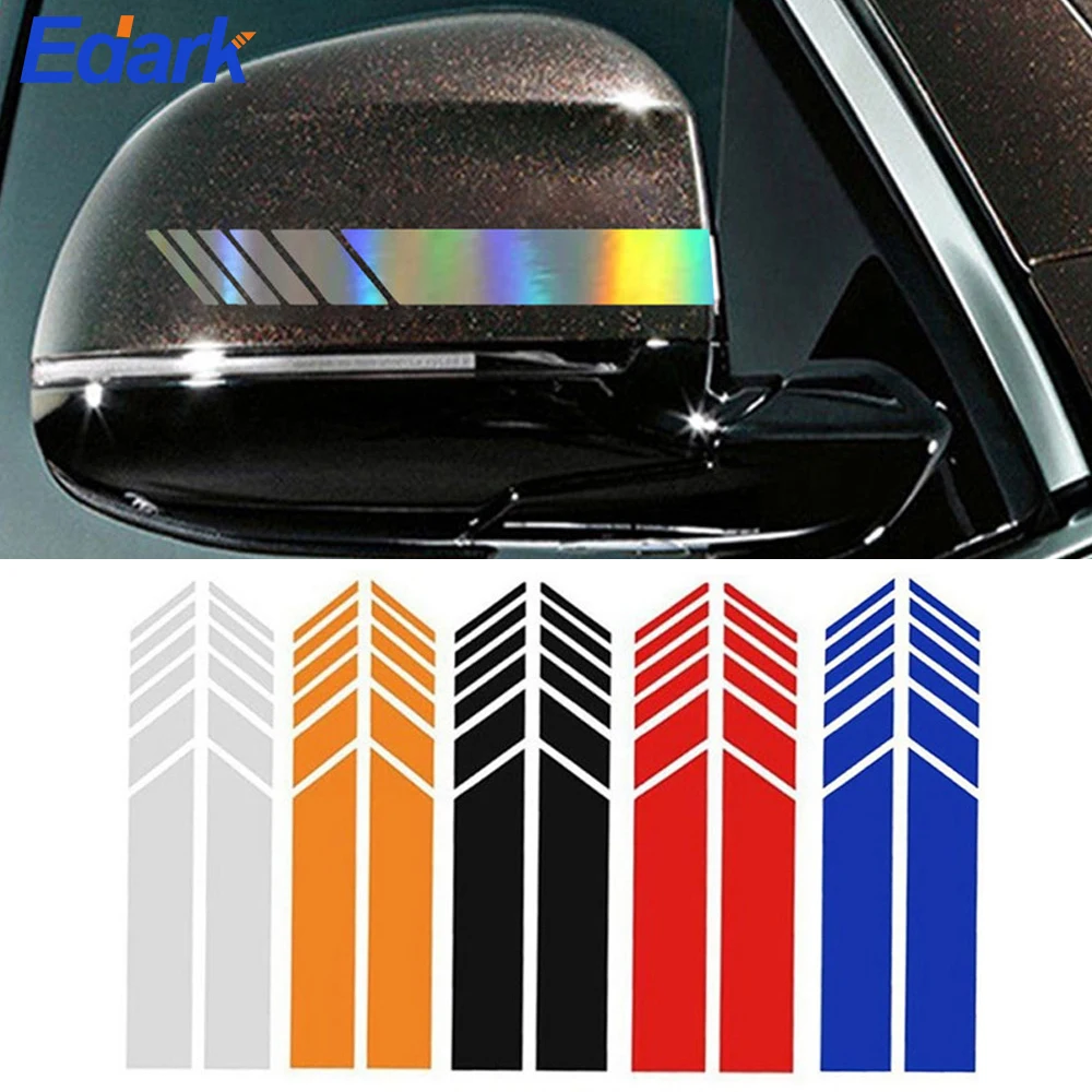 2pcs/set Car Sticker Non Fading Fashion Color Stripe Car Sticker Racing ...