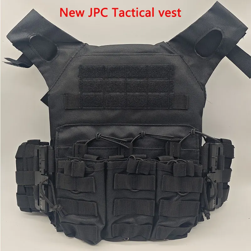 New-JPC-Tactical-Vest-Triple-Magazine-Pouch-Quick-Release-Buckle-Outdoor-Molle-Plate-Carrier ...