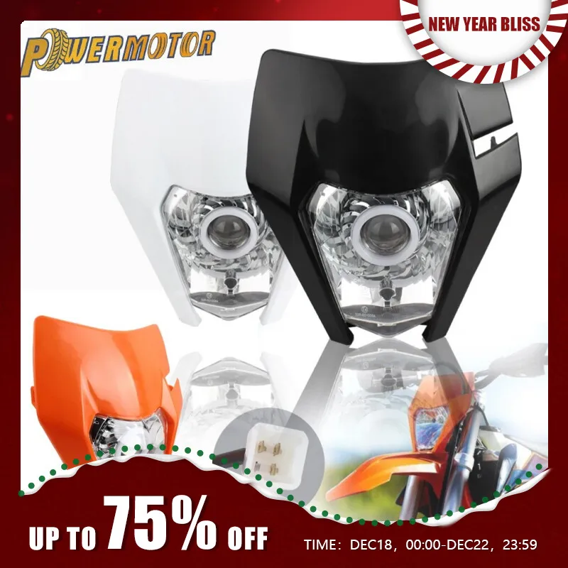 Placa-de-faro-Led-para-motocicleta-faro-para-KTM-EXC-XC-SX-EXCF-XCW-SXF ...