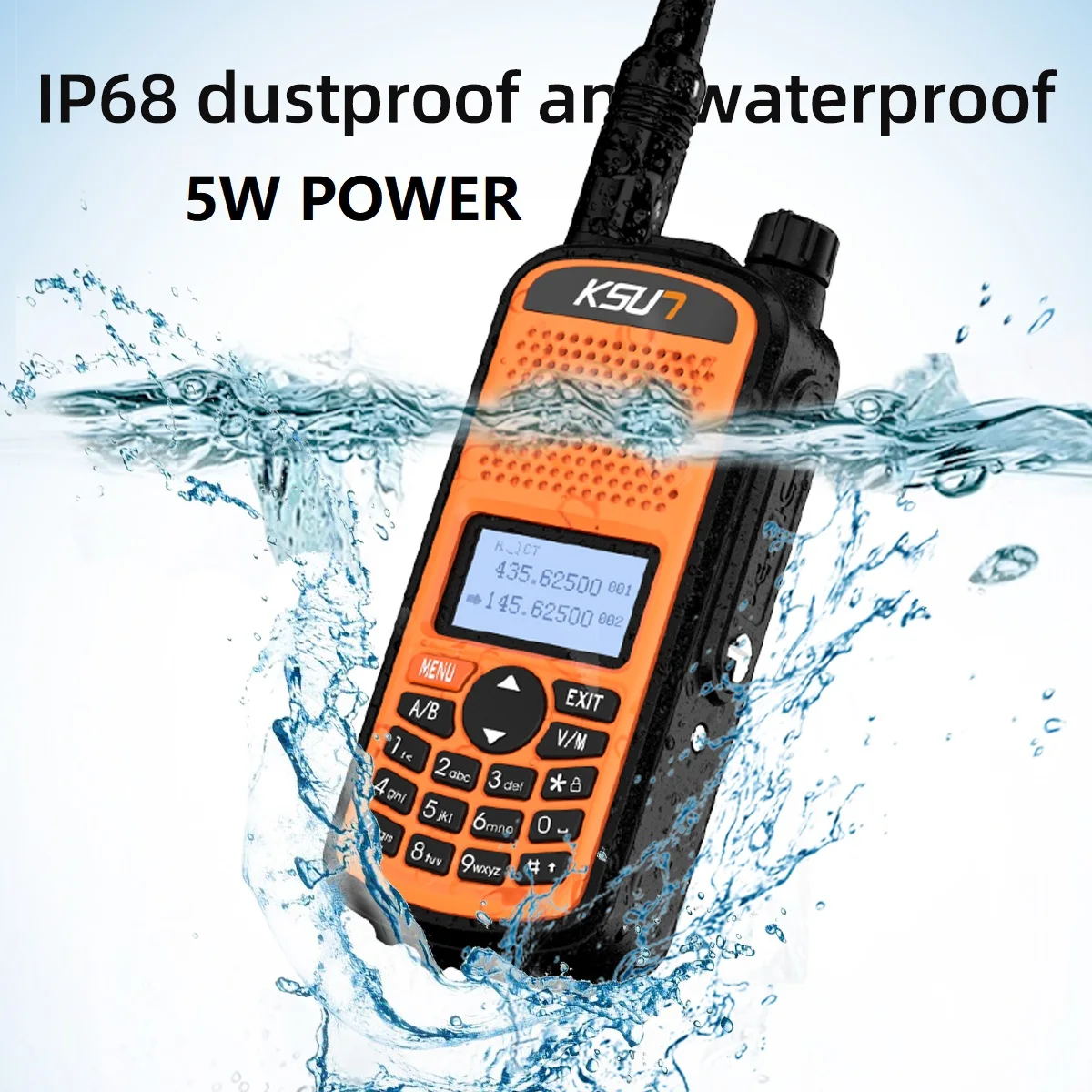 KSUT-walkie-talkie-UV70P-IP68-Radio-Amateur-port-til-de-largo-alcance ...