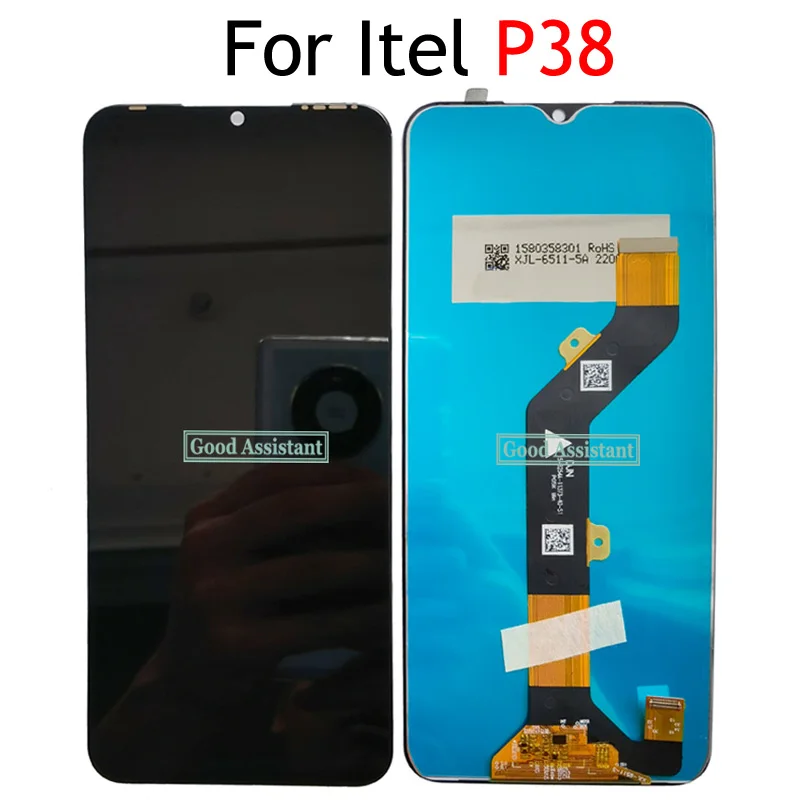 6-6-Inch-Black-For-Itel-P38-LCD-Display-Touch-Screen-Digitizer-Assembly ...