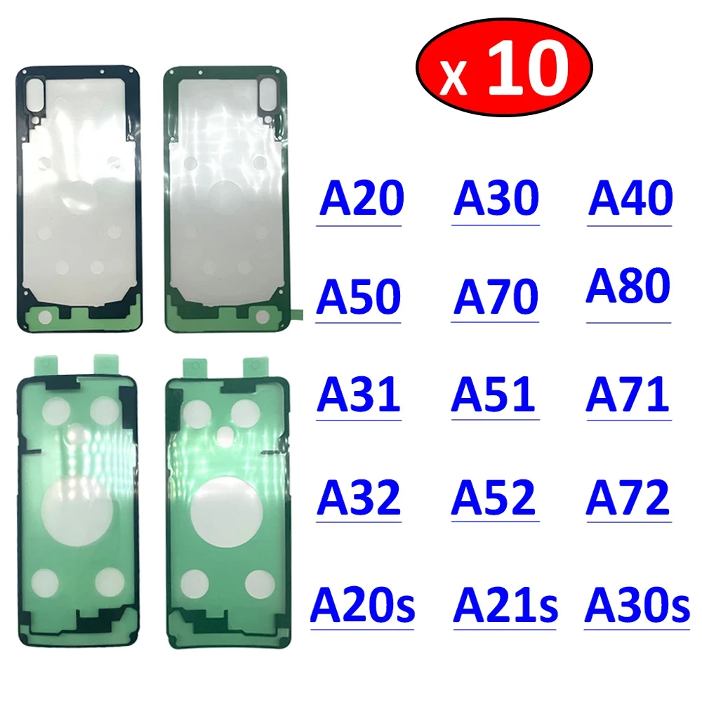 10Pcs-Back-Battery-Cover-Door-Sticker-Adhesive-Waterproof-For-Samsung ...