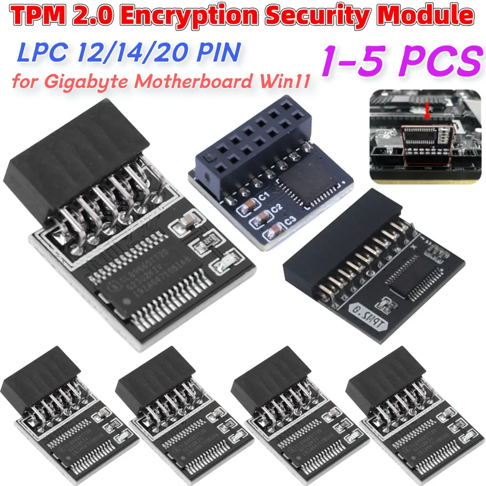 B550 Motherboard GIGABYTE TPM 2.0 Security Module For Motherboards ...