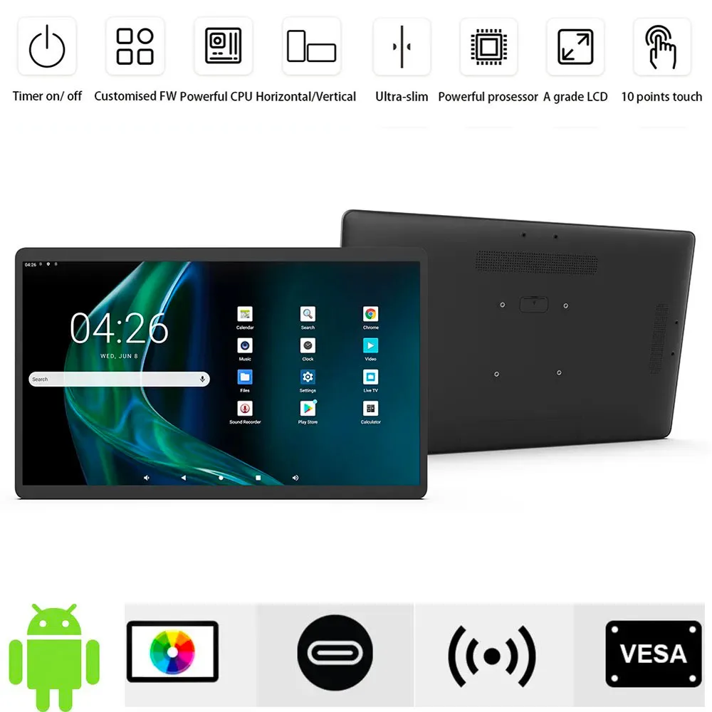 14-inch-monitor-para-pc-Android-PoE-tablet-interactive-display-all-in ...