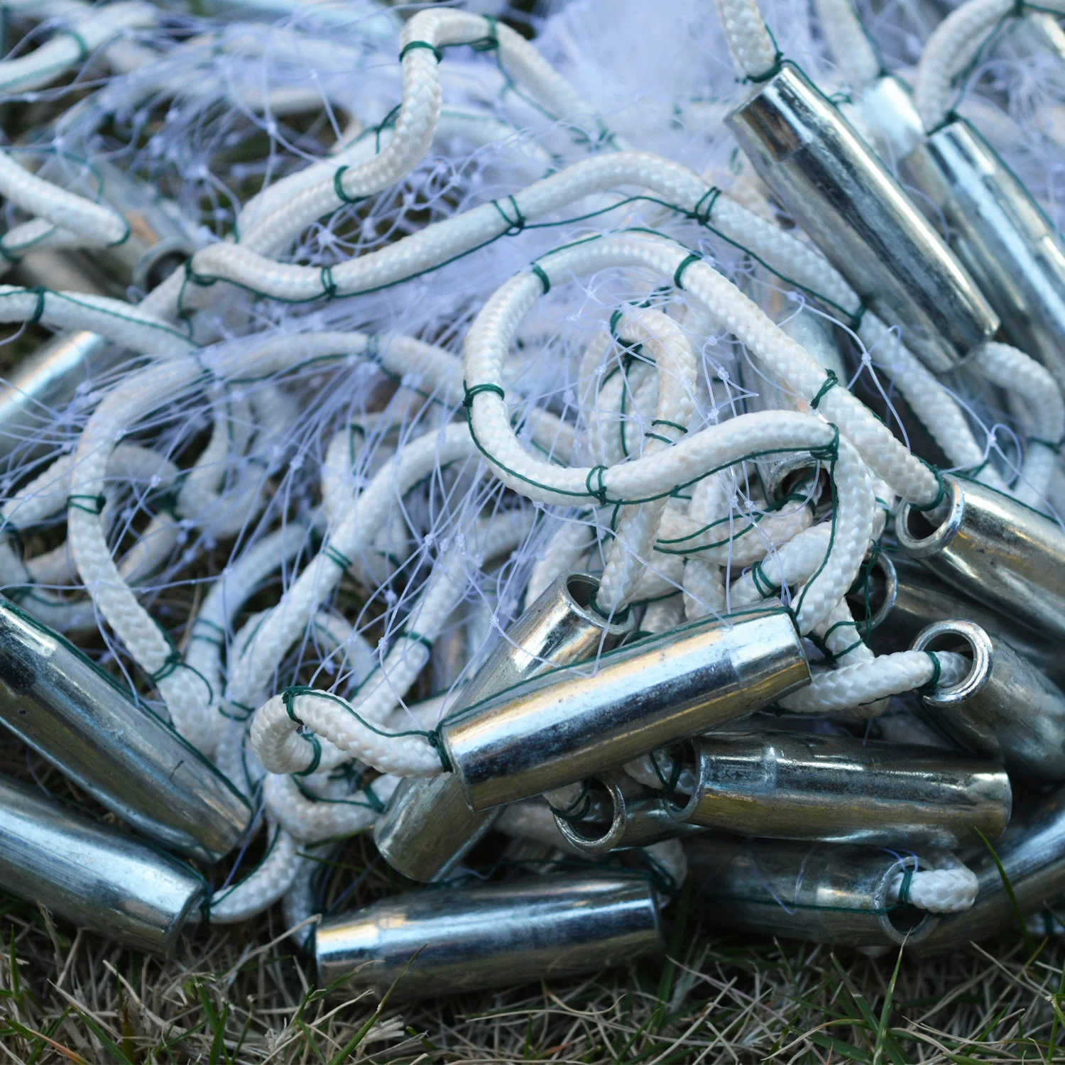 FILET A POISSON,480cm without sinker--Filet De Pêche En Fonte À La Main ...