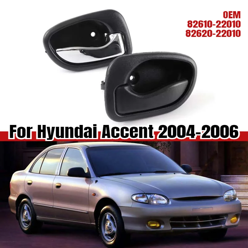 Left Or Right Black Door Handle For Hyundai Accent 1.5L 1995-1999 Atos ...