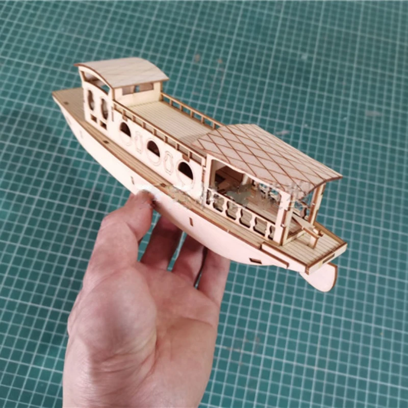 DIY-Wooden-Kit-Nanhu-Cruise-Ship-Manual-Ship-Model-Kit-Static-Assembly ...