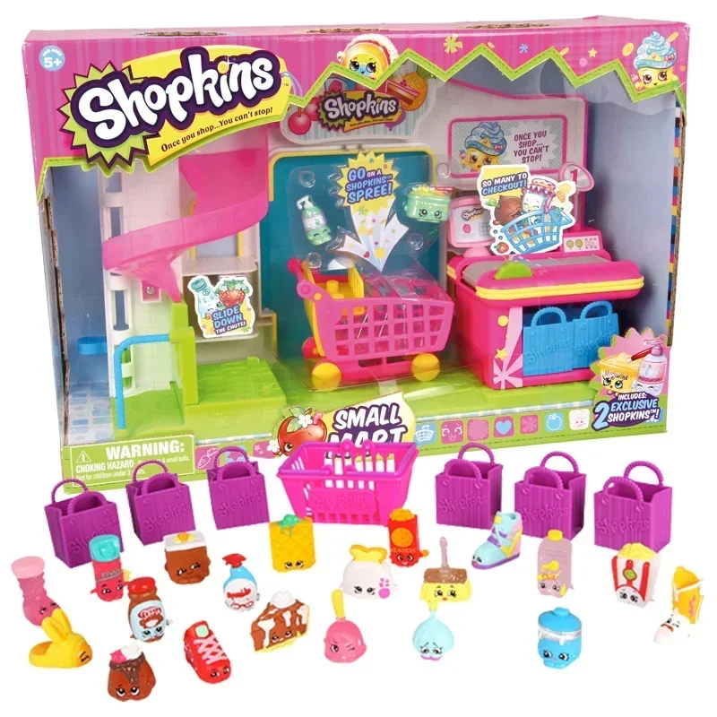 Shopkins Season Blind Box 1/2/3 Shopping Elf Set Toy Supermarket ...