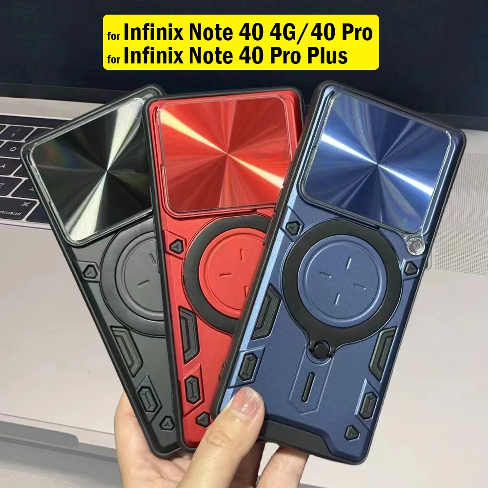 Armor-Holder-Funda-for-infinix-Note-40-Pro-Case-Slide-Camera-Protection ...