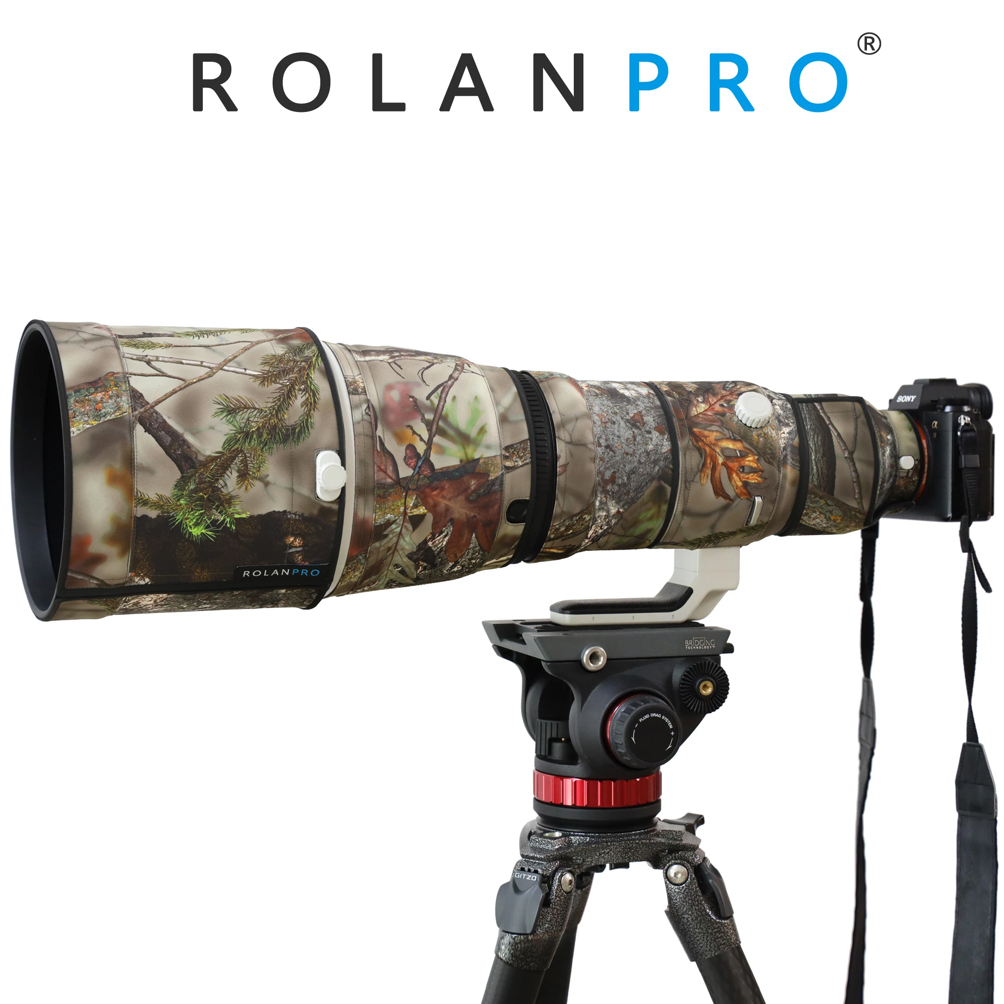 Rolanpro Nylon Waterproof Lens Camouflage Coat Rain Cover For Sony Fe ...