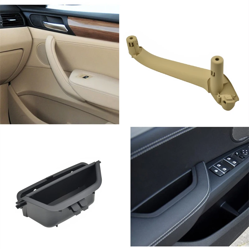 Car Left Right Interior Door Handle Inner Door Panel Handle Pull Trim ...
