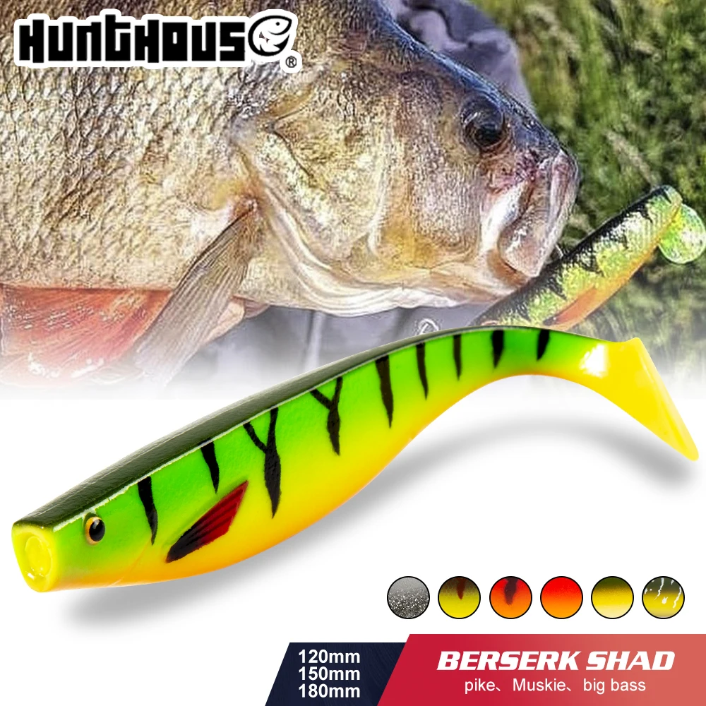 HUNTHOUSE big soft fishing lure teeze pro shad lure 120 150 180mm ...