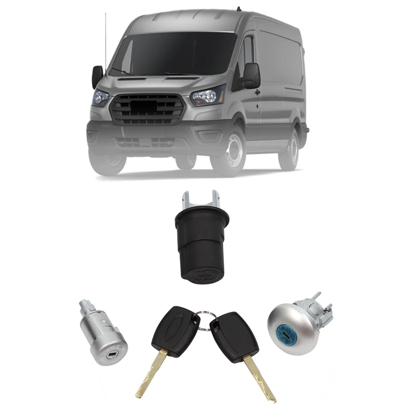 Car-Full-Set-Lock-Cylinder-For-Ford-Transit-MK8-Ford-Transit-Custom ...