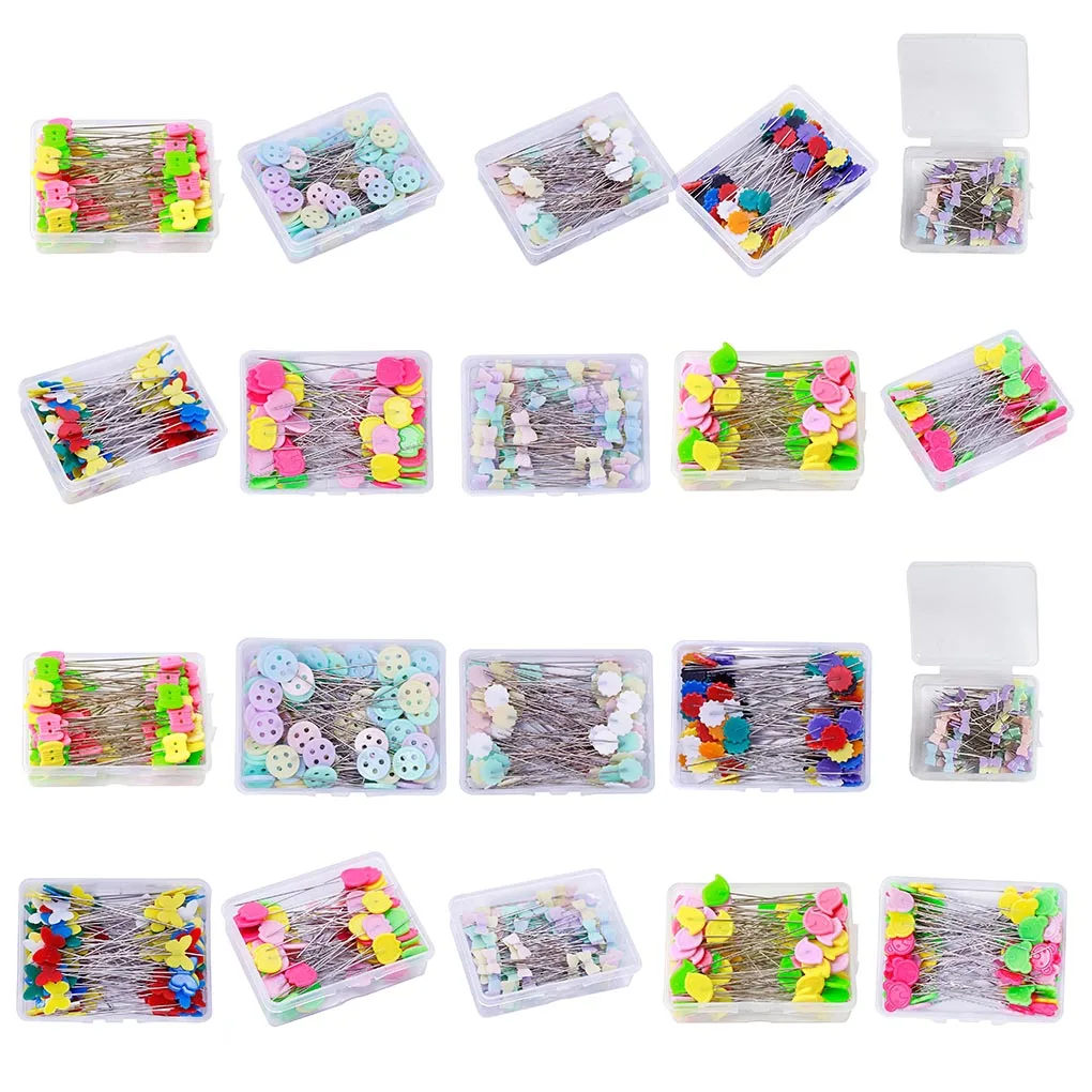 100Pcs-Dressmaking-Pins-Embroidery-Patchwork-Pins-Accessories-Tools ...