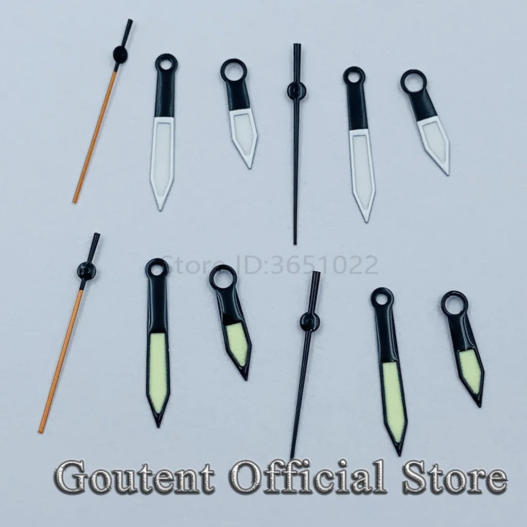 Goutent-Black-Green-Watch-Hands-Fit-ETA-2836-2824-DG2813-3804-Miyota ...