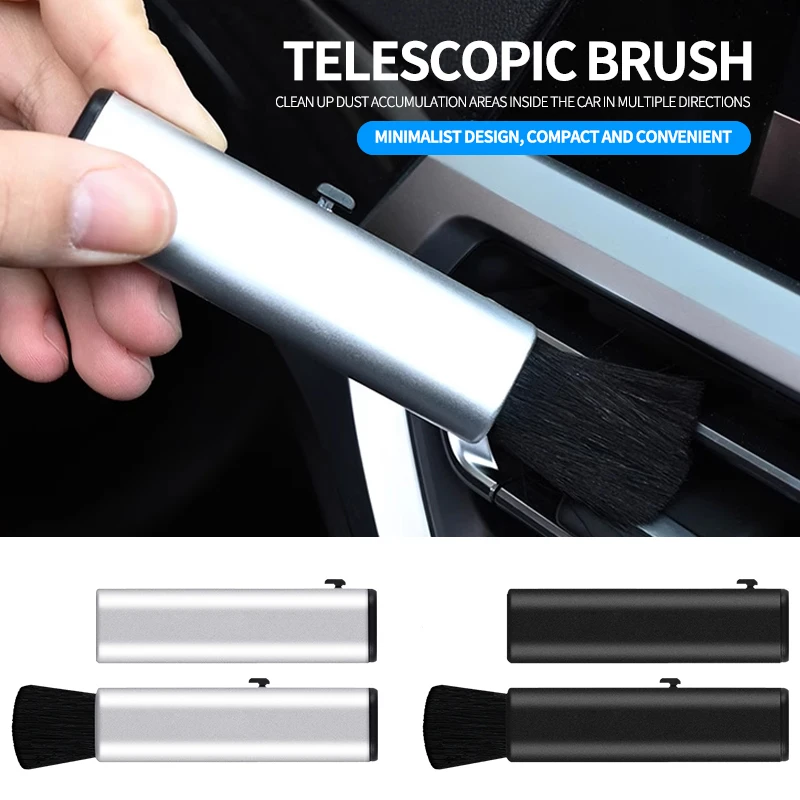Car-Interior-Dust-Cleaning-Brush-Retractable-Handle-Brush-For-Great ...