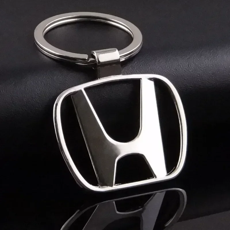 Metal-Car-Key-Chain-Holder-Auto-Keyring-Pendant-for-Honda-Accord-Civic ...