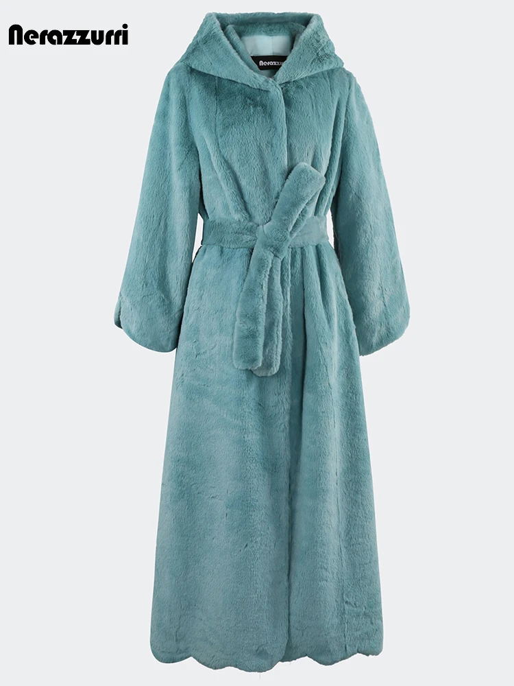 Nerazzurri-Autumn-Winter-Extra-Long-Luxury-Elegant-Thick-Warm-Black ...