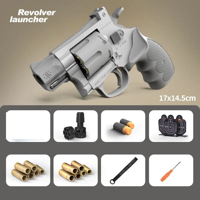 Revolver-Gun-Toy-Pistol-Blaster-Shell-Ejected-Manual-Toy-Gun-Handgun ...