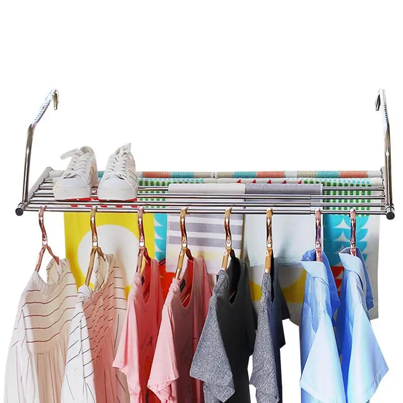 14cm-Stainless-steel-folding-drying-rack-balcony-indoor-window-shoe ...