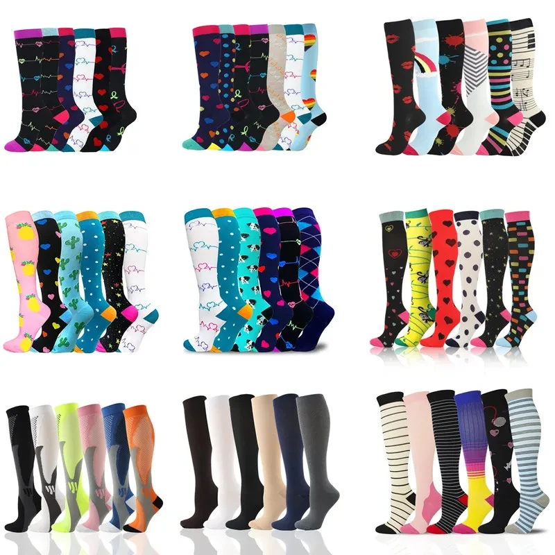 Calcetines-de-compresi-n-para-hombre-y-mujer-medias-deportivas ...