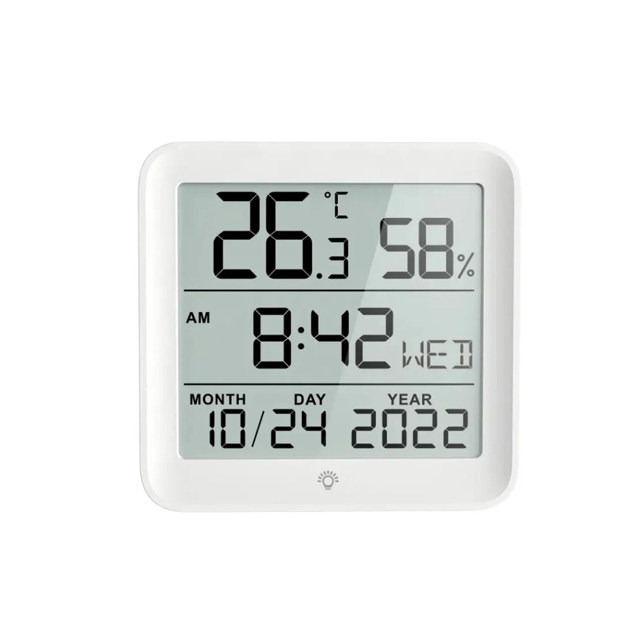 Electric Smart Wireleless WiFi Hygrometer Indoor Room Tempera Foldable ...