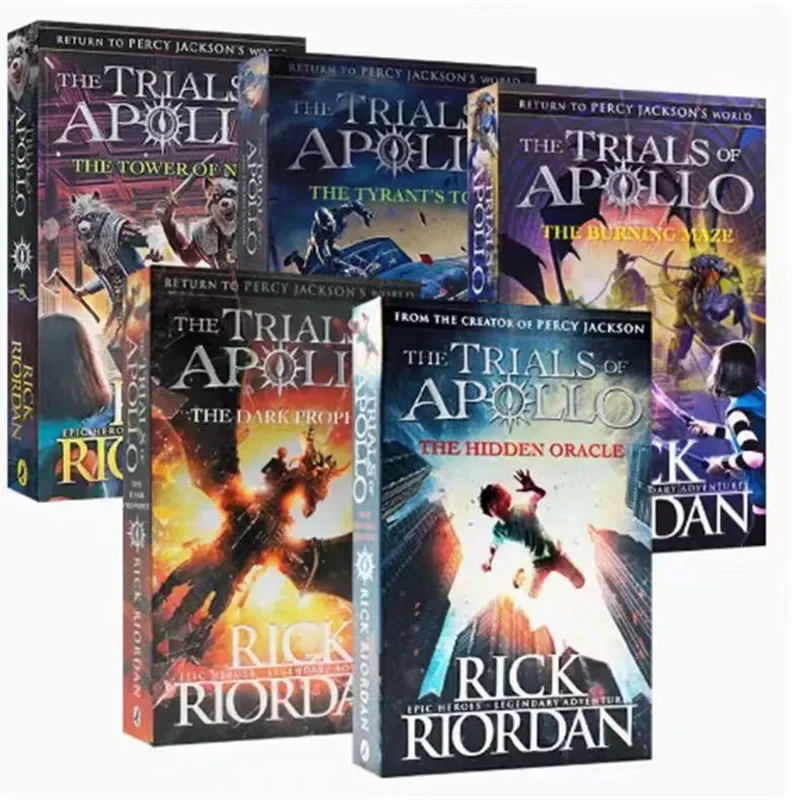 5-Books-set-The-Trials-of-Apollo-Book-Volume-1-5-Original-English ...