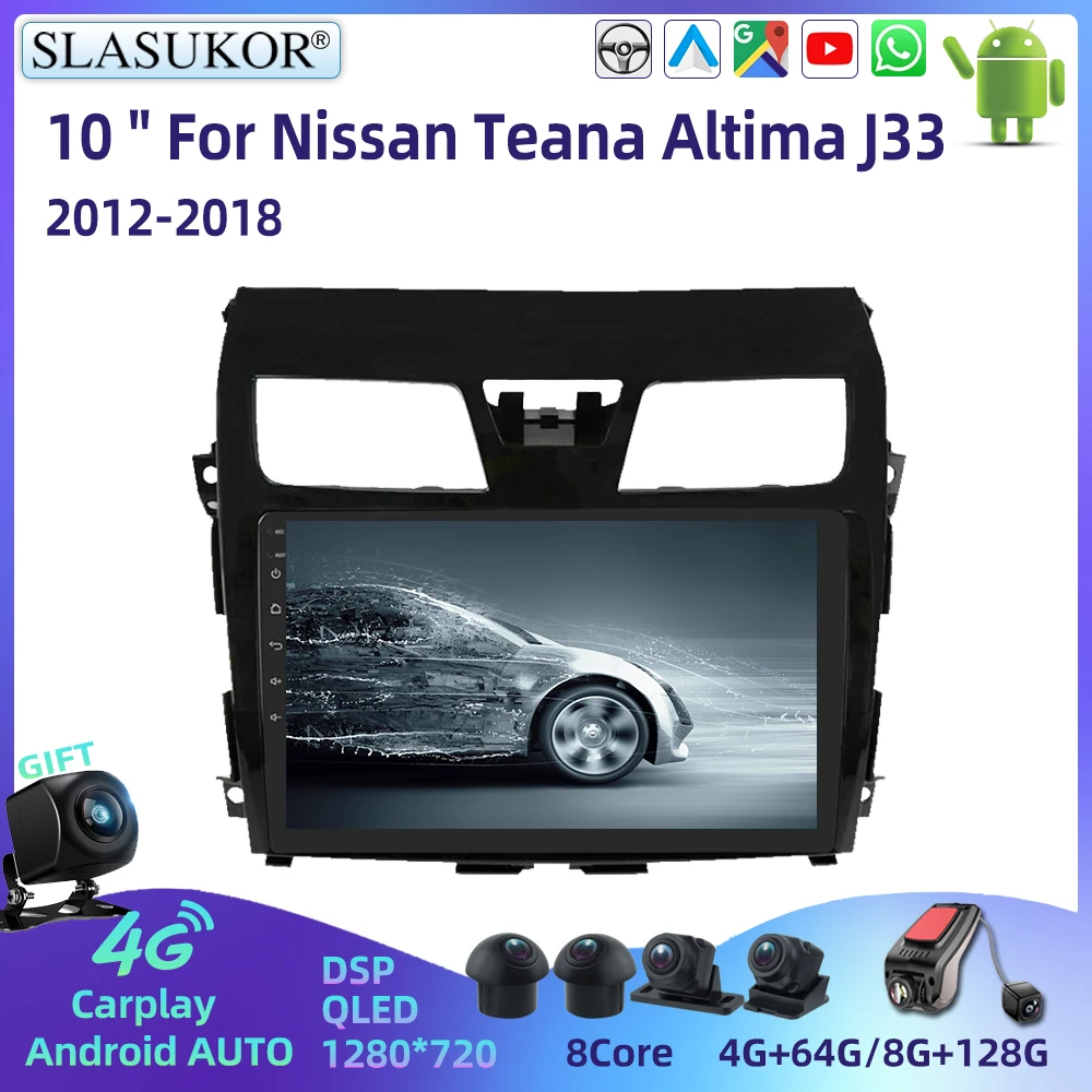 10-Inch-For-Nissan-Teana-Altima-J33-2013-2019-Android-Car-Radio ...