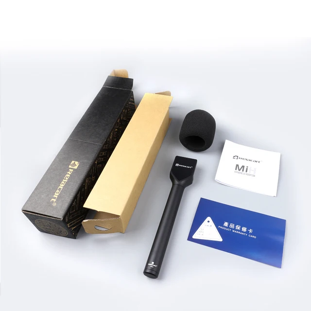 Relacart Wireless Microphone Handle Grip Stick Handheld Adapter Metal ...