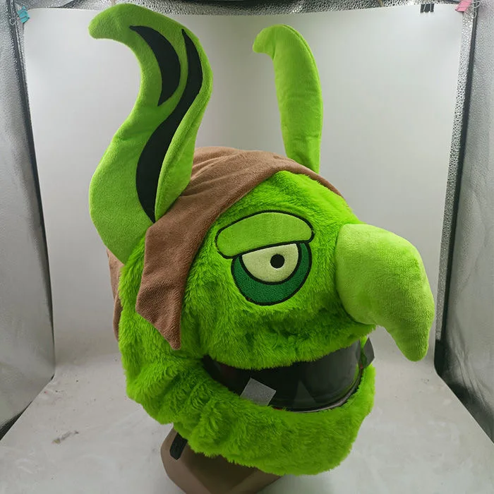 New-Design-Cute-Cartoon-Motorcycle-Helmet-Cover-Custom-Design-Plush ...