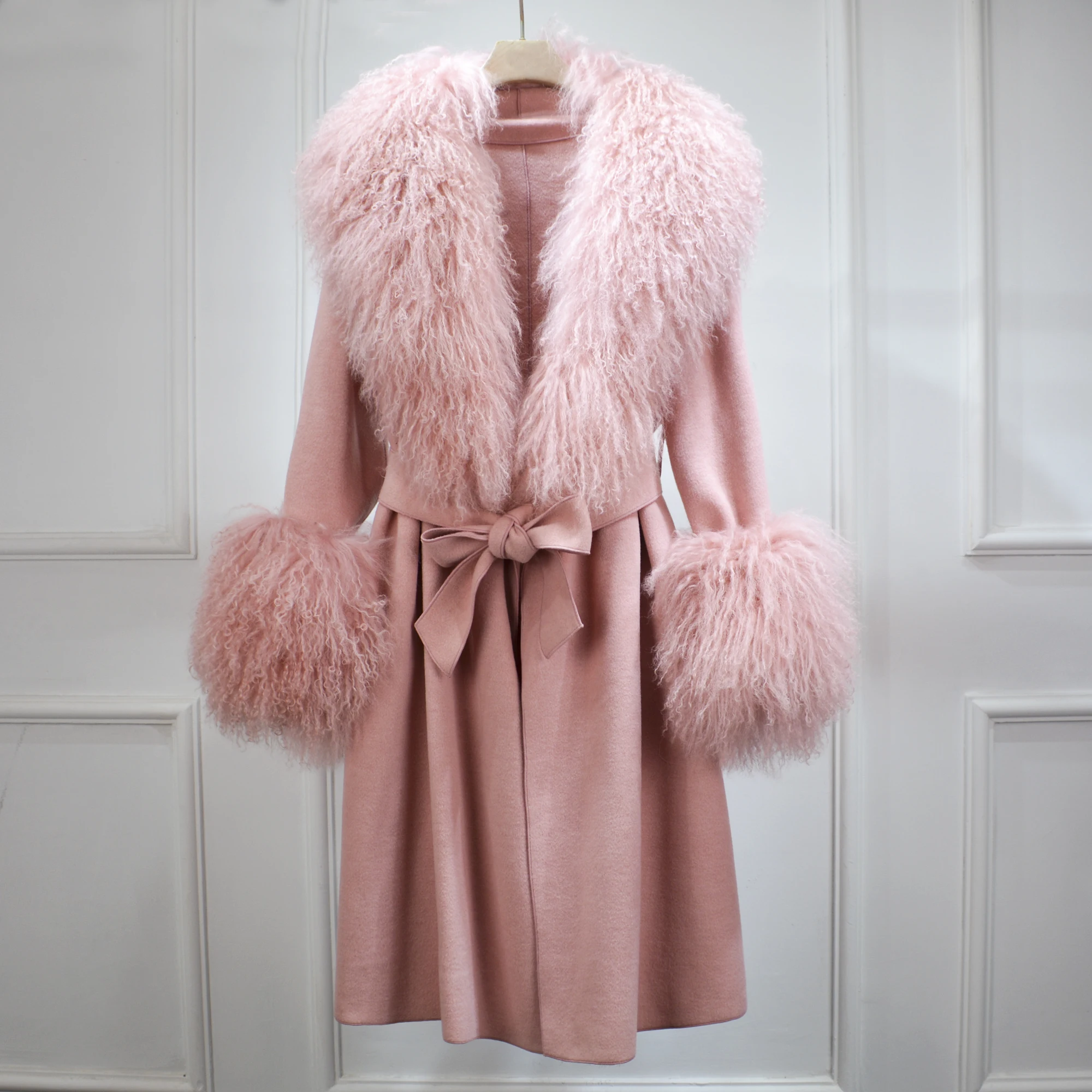 Janveny-Casaco-de-pele-de-ovelha-mongol-feminino-jaqueta-de-l-estilo ...