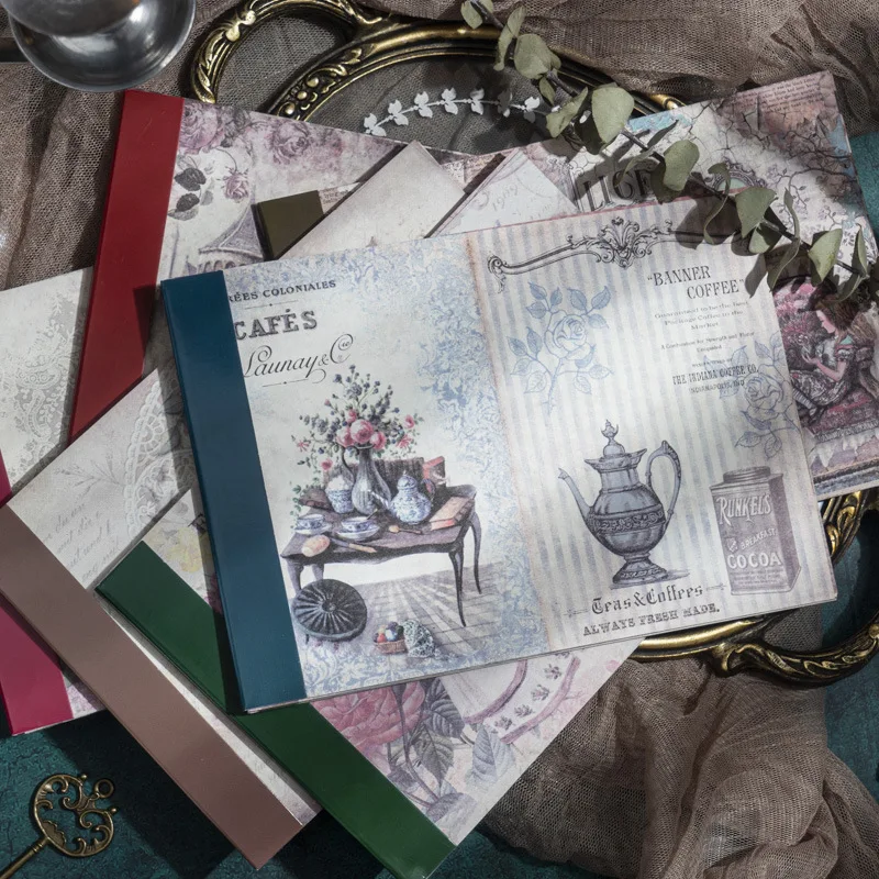 30pcs-Vintage-Large-size-Decorative-paper-Diy-Diary-Album-Scrapbooking ...