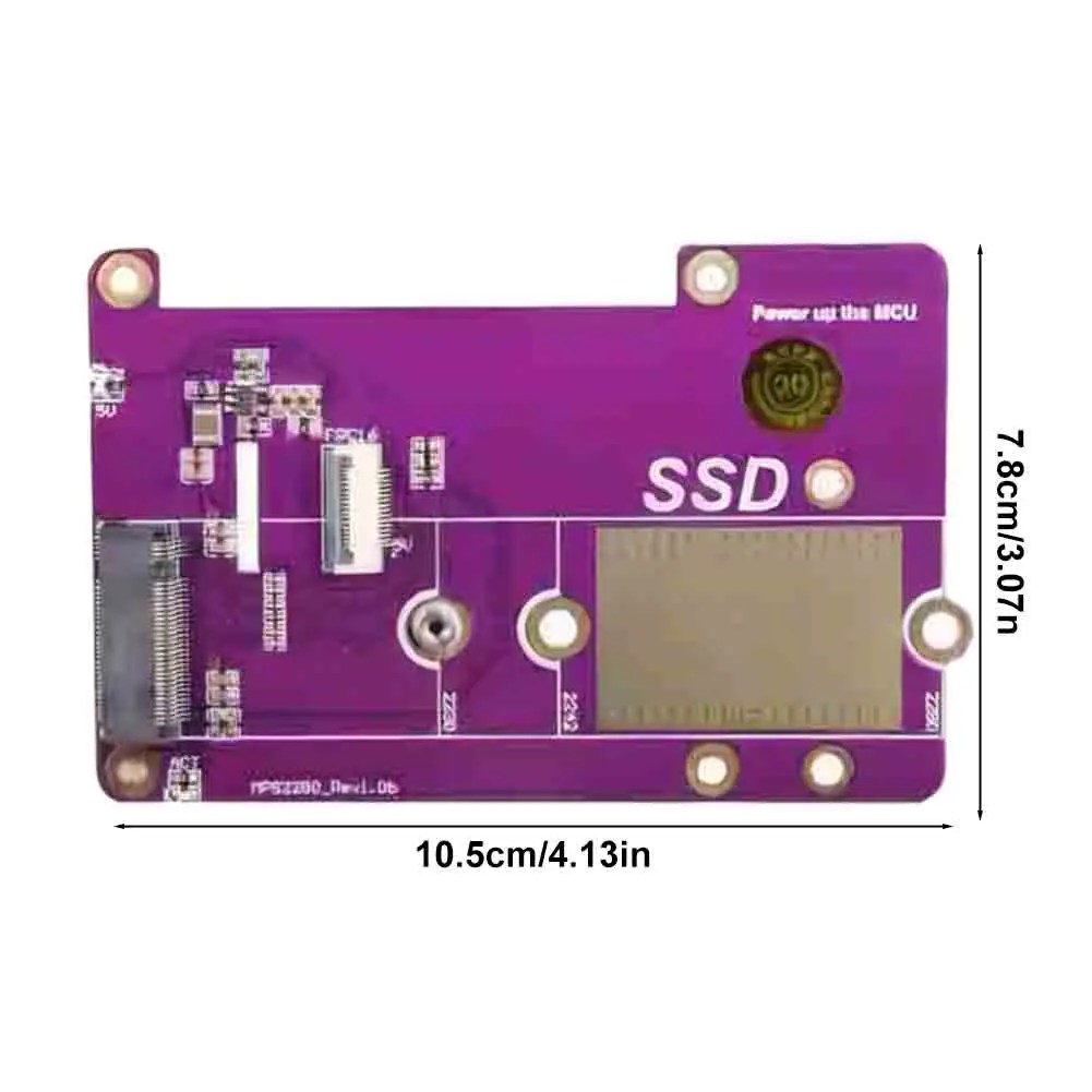 Estado Sólido Para Raspberry Pi Pcie M.2 Nvme 2280 2230 2242 Gen3 Ssd Hat Pcie Para M.2 Nvme ...