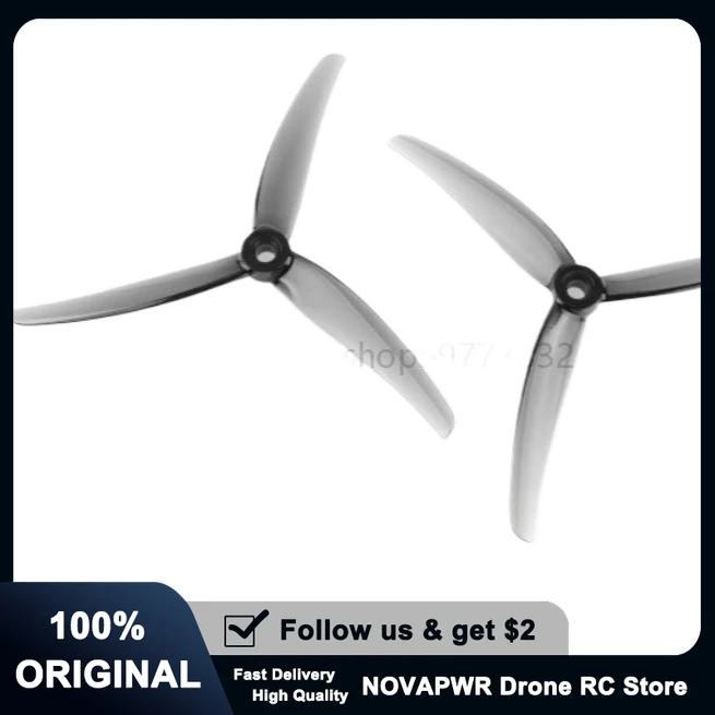 HQProp J40 5.1x4x3 5" 3-Blade FPV Drone Propeller for Mario5 Freestyle ...