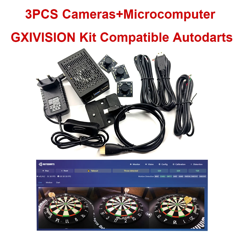 GXIVISION Autodarts DIY Kit Camera Module IMX179/OV9732 + Microcomputer ...