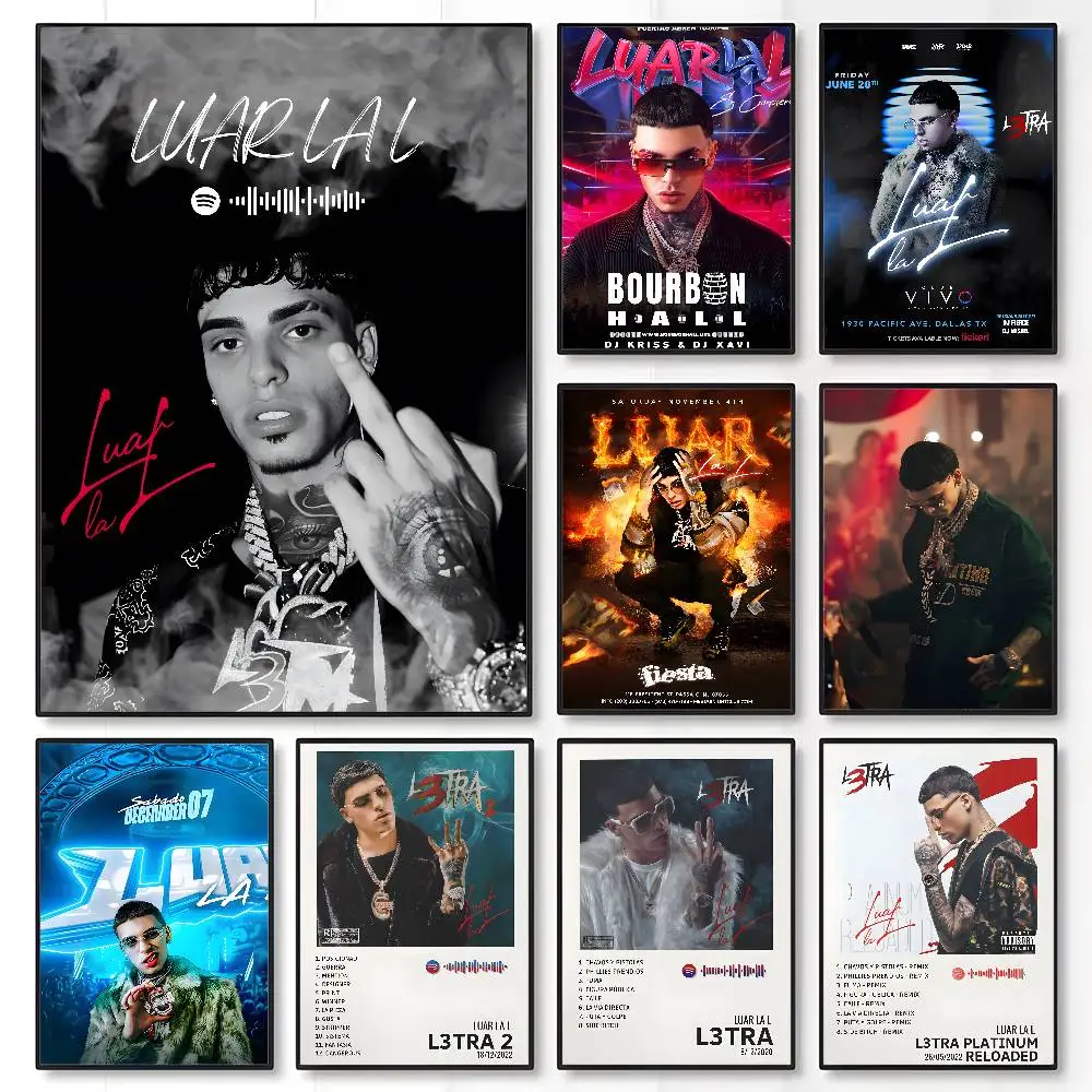 Popular Music Rapper Singer L-luar La L Poster High Quality Dorm Living ...