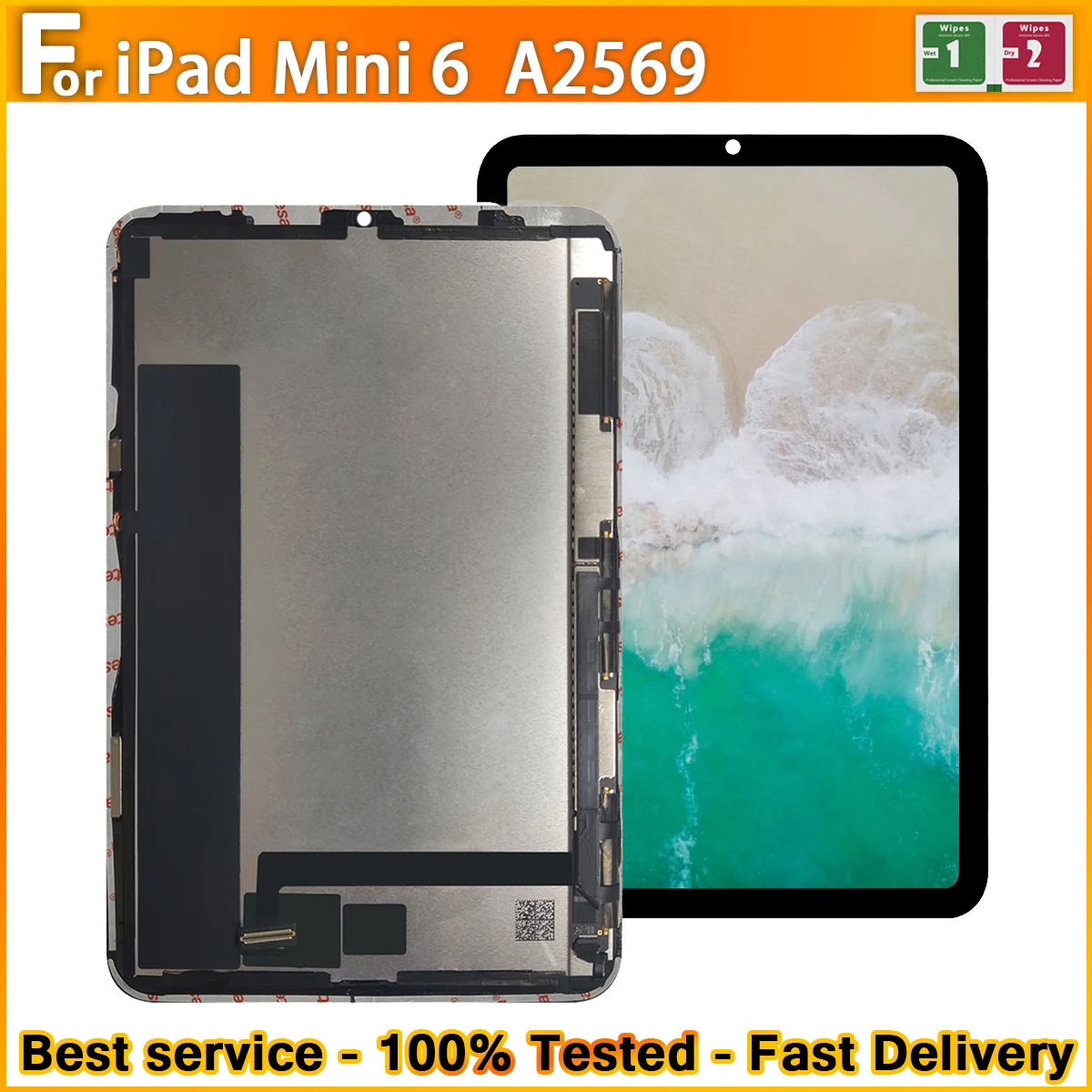 IPad Mini 6 8.3 A2567 a2568 a2569用の交換用LCDタッチスクリーンセット,2021インチ,オリジナル