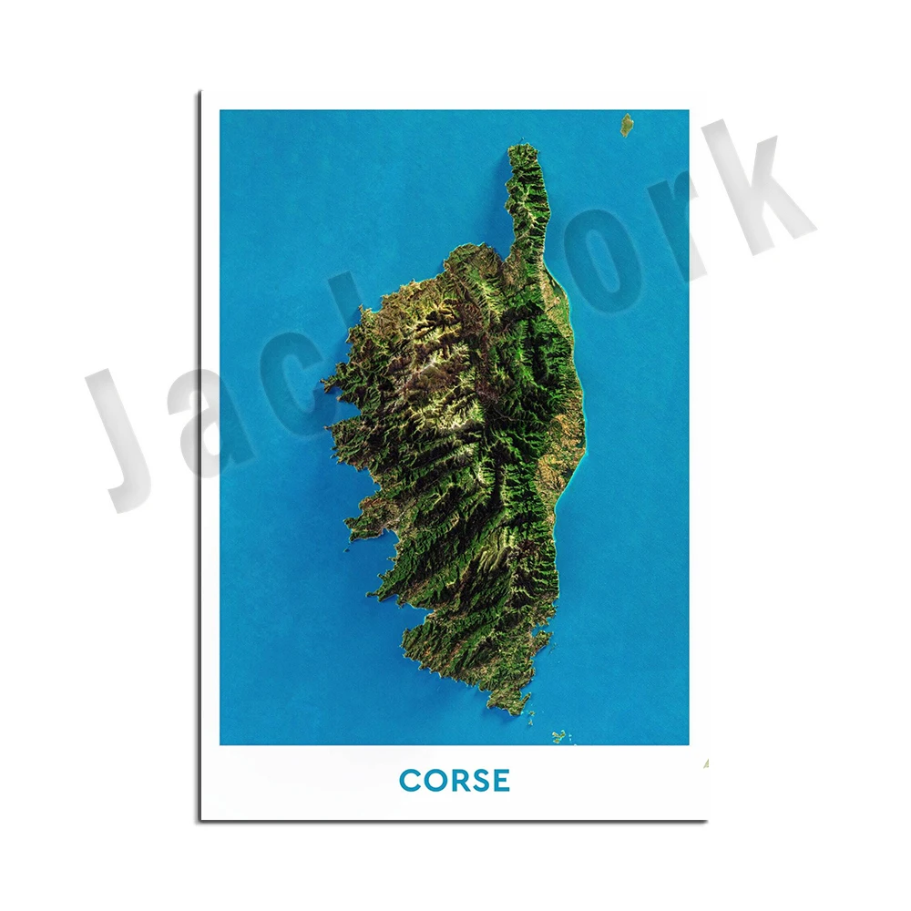 Corse French Map