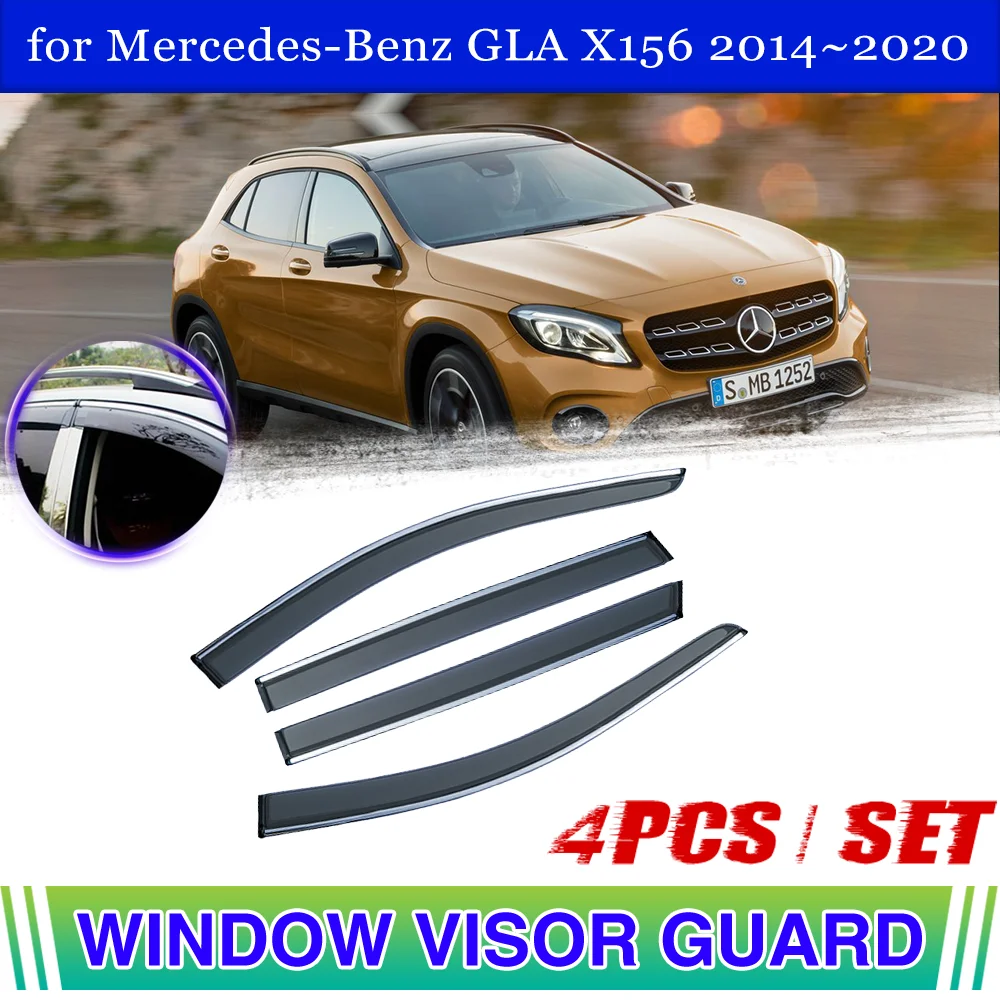 Car-Window-Visor-for-Mercedes-Benz-GLA-X156-200-180-220-2014-2020-Door ...