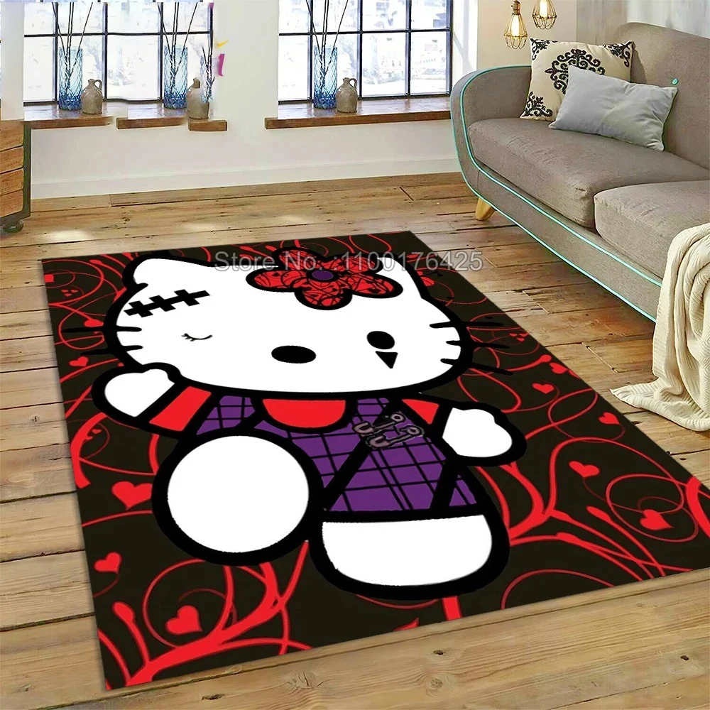 3D-Kawaii-Cartoon-Cute-Hello-Kitty-Rug-Carpet-for-Living-Room-Bedroom ...