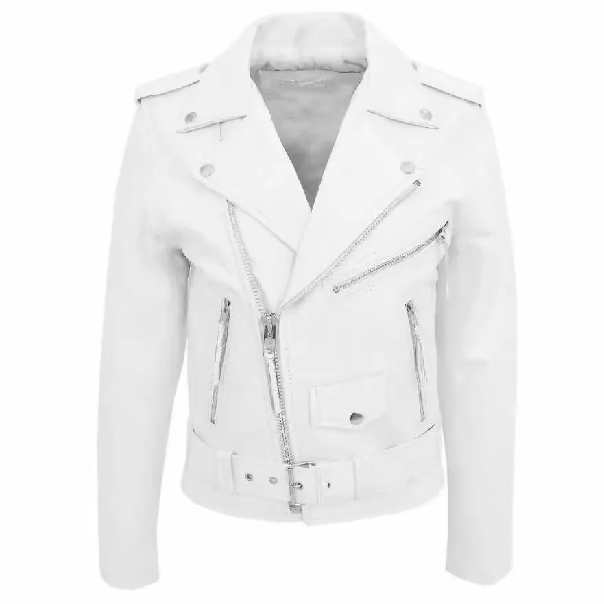 2025 Hot selling white leather jacket men's coat PU men's boutique ...