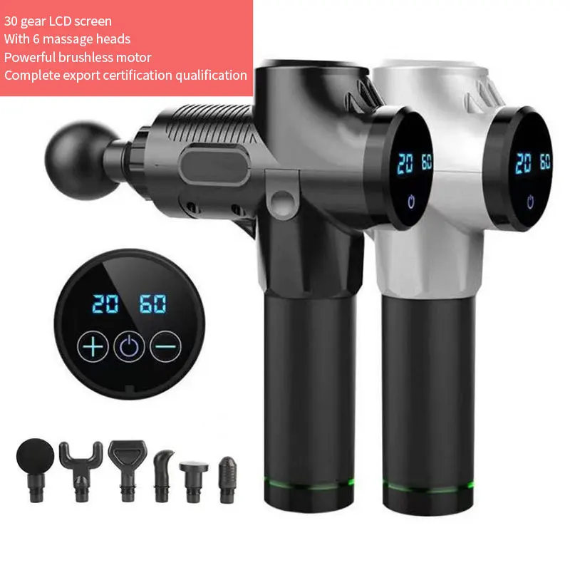 Portable Massage Gun for Body Neck Deep Tissue Muscle Relaxation Gout ...