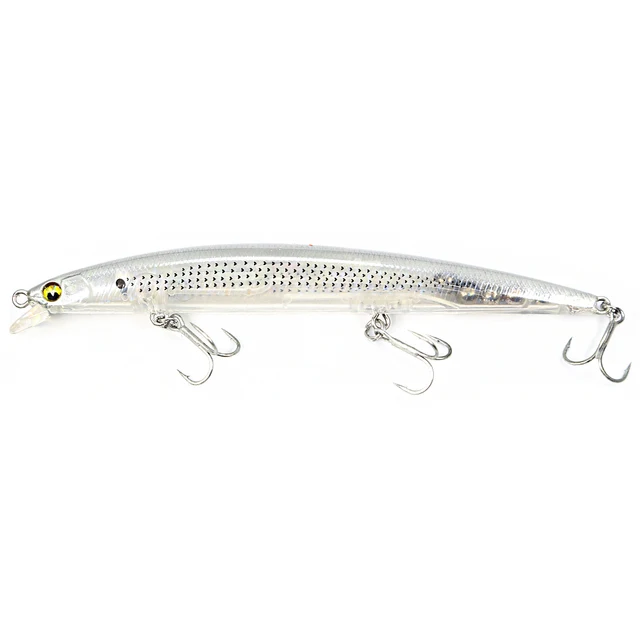 B&U 125F Floating Saltwater Fishing Lure Jerkbait Tungsten Moving ...