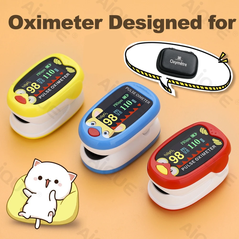 AiQUE-Pediatrics-Finger-Pulse-Oximeter-Blood-Oxygen-Saturation-Meter ...