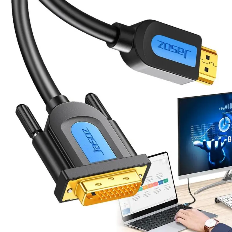 DVI-Adapter-Display-Port-To-DVI-Cable-Bi-Directional-Adapter-HDMIs-Cord ...