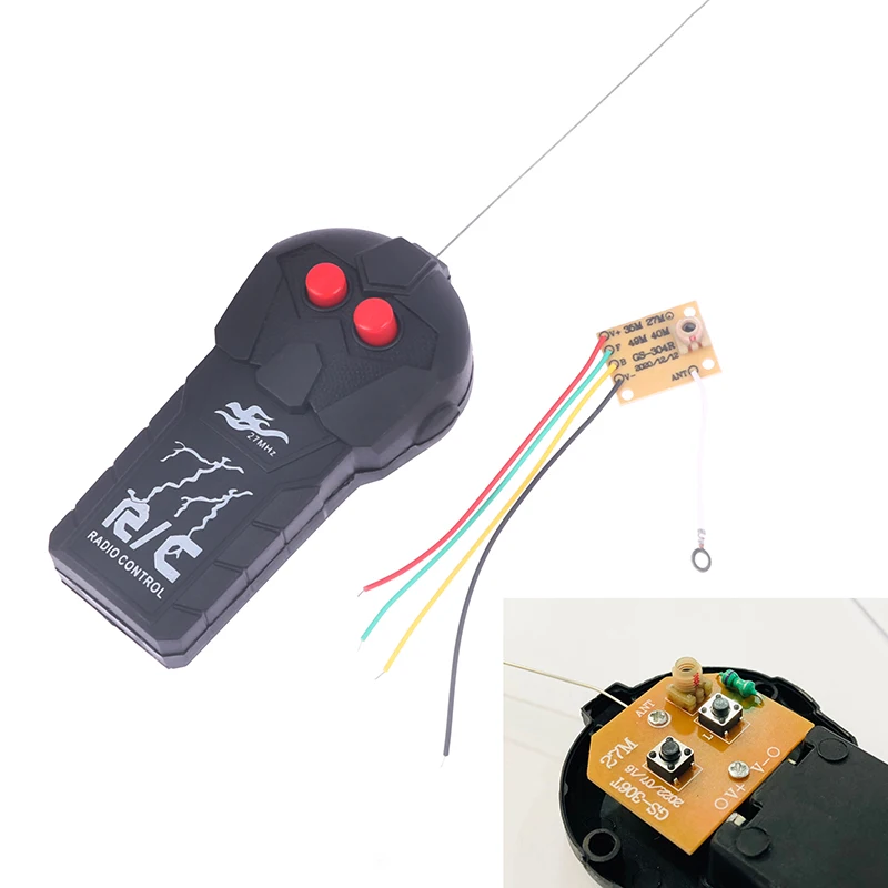 1Set High Quality 27MHz Circuit 2CH RC Remote Control PCB Transmitter ...