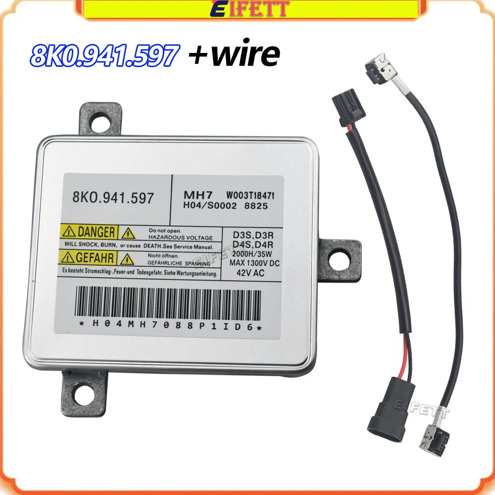 Headlight HID Xenon Ballast 8K0941597 8K0941597C 8K0941597E 2048703226 ...