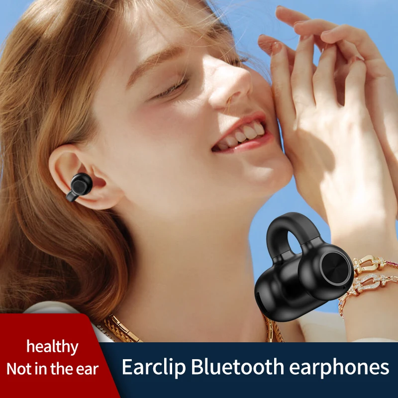 Z28-Earclip-Bluetooth-Headphones-Non-In-Ear-Open-Headset-External ...