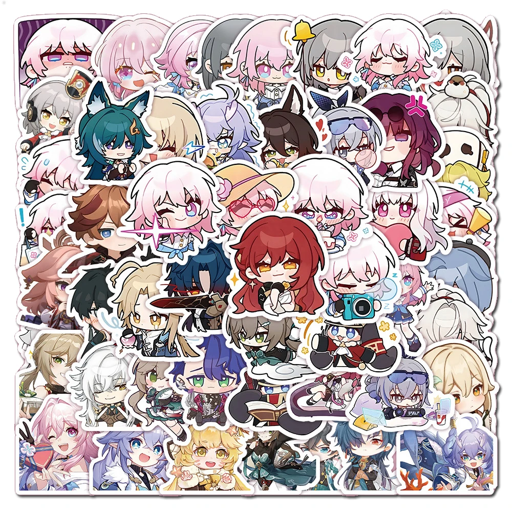 10/30/65PCS Game Honkai: Star Rail Stickers Cartoon Anime Decals ...
