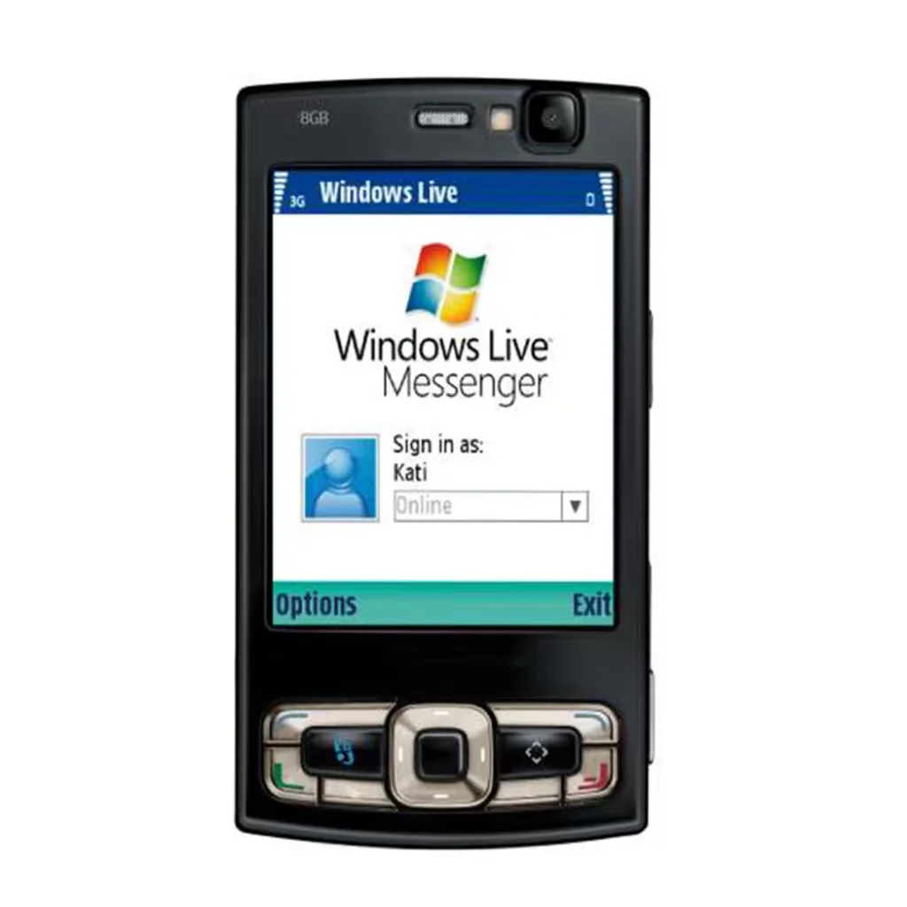 Original N95 8GB Single SIM 3G Refurbished Cellphone & Russian Arabic ...